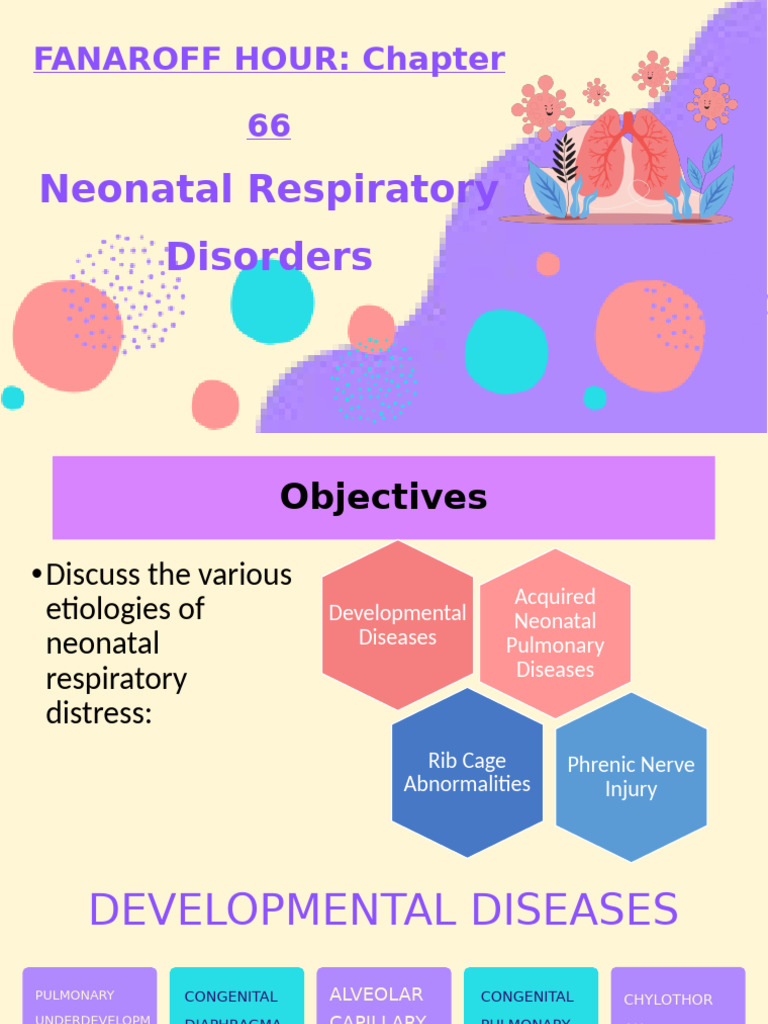 Neonatal Respiratory Disorders | PDF | Lung | Medical Specialties