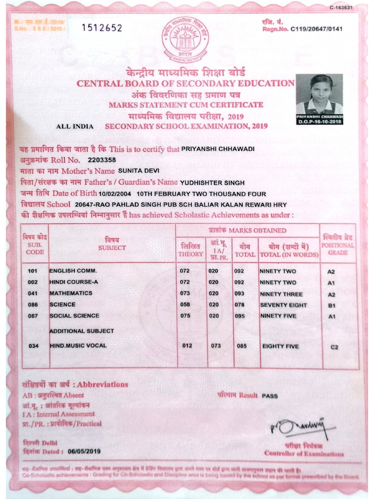 10 Certificate | PDF