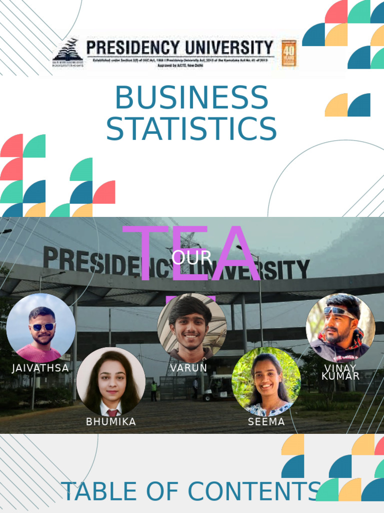 Business Statistics Ppt Pdf Quartile Percentile