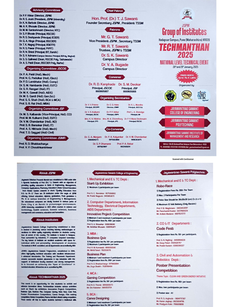 Jscoe - Jspoly - Mba - Mca - Bca | PDF