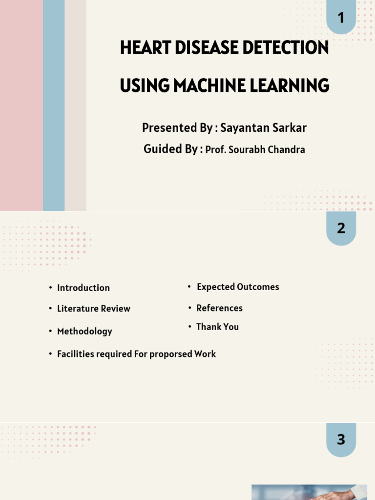 Machine Learning for Heart Disease Detection | PDF | Machine Learning ...
