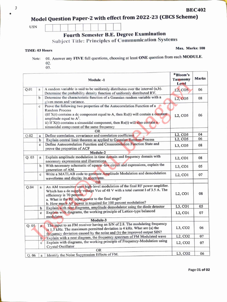 PCS SOLVED MQP 2 #Telegram @vtu - Engineering - Notes | PDF