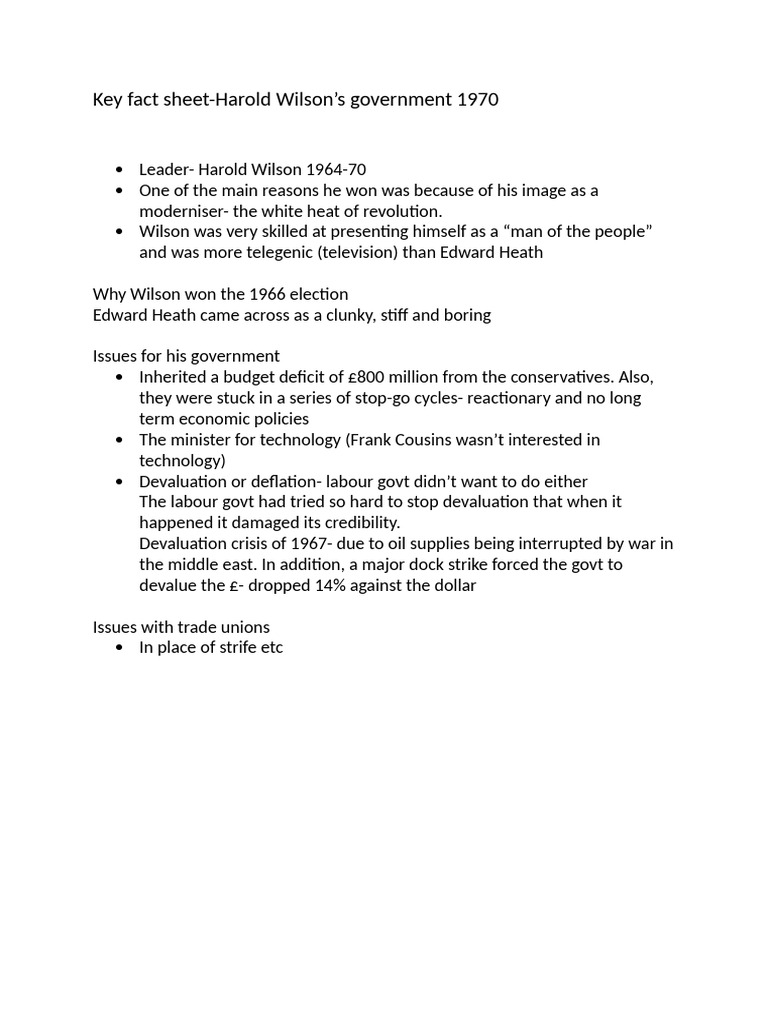 Key Fact Sheet | PDF