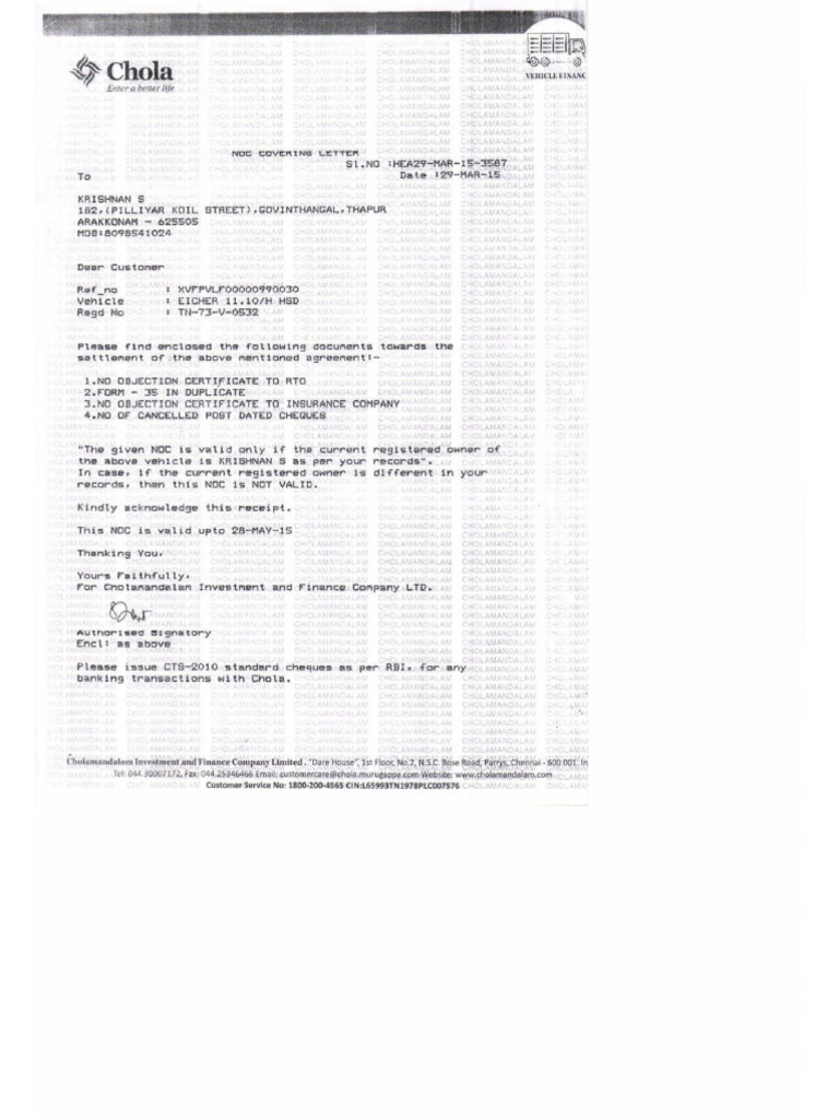 chola noc word | PDF