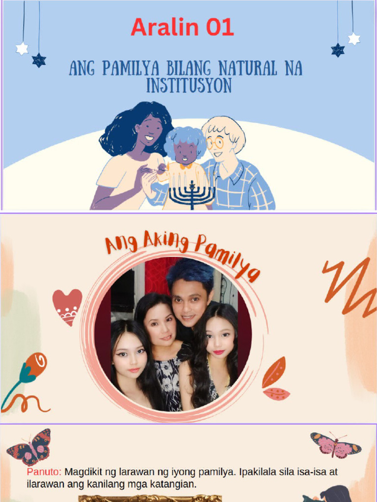 lLESSON 01 - PAMILYA | PDF