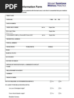 BTVI Medical Record Form | PDF | Medical Specialties | Clinical Medicine
