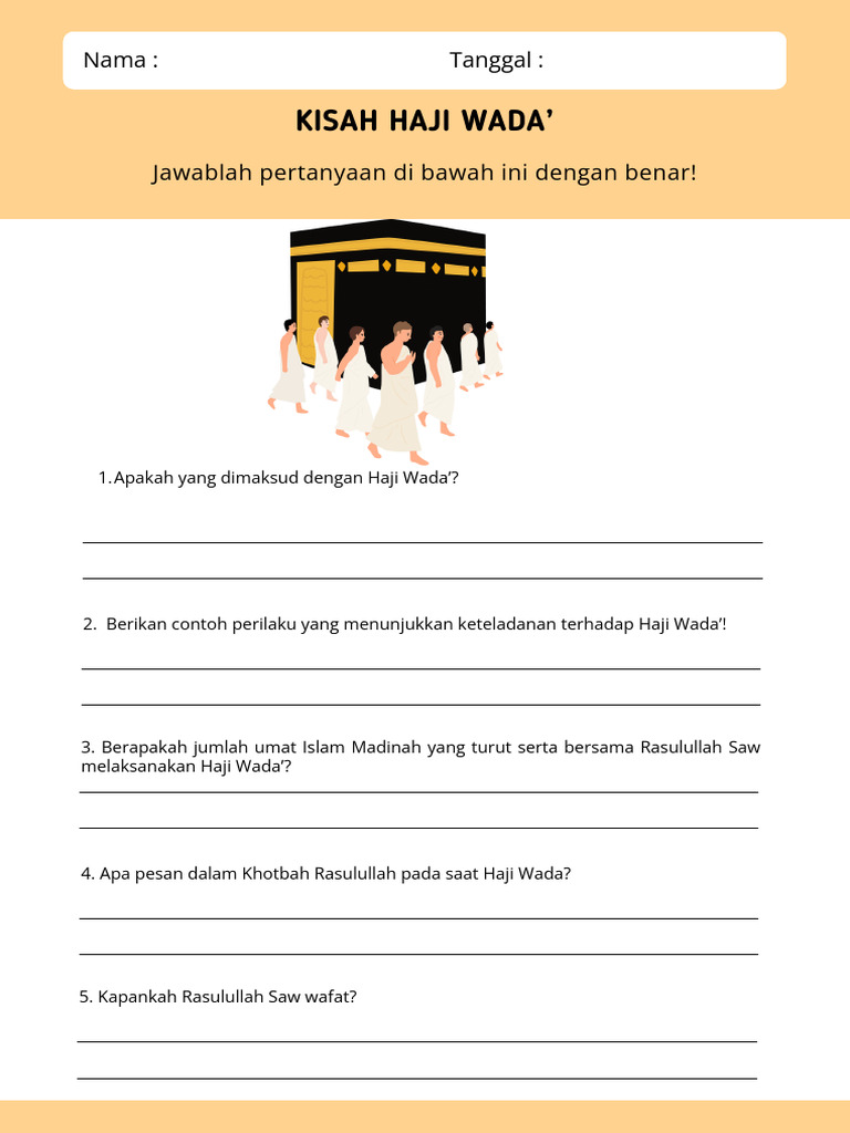 LKPD Haji Wada | PDF