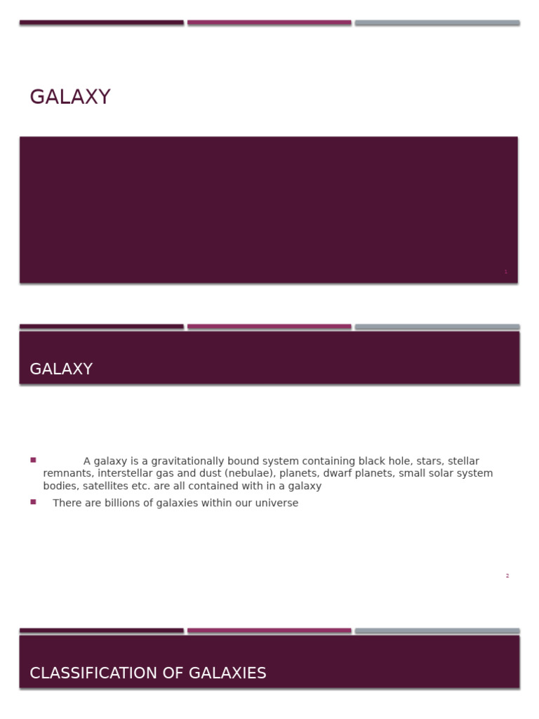 Lecture 2 Galaxies & The Solar System | PDF | Galaxy | Natural Satellite
