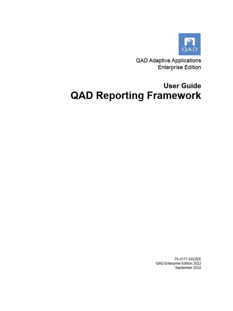 ReportingFramework UG v2022EE | PDF | Databases | Page Layout