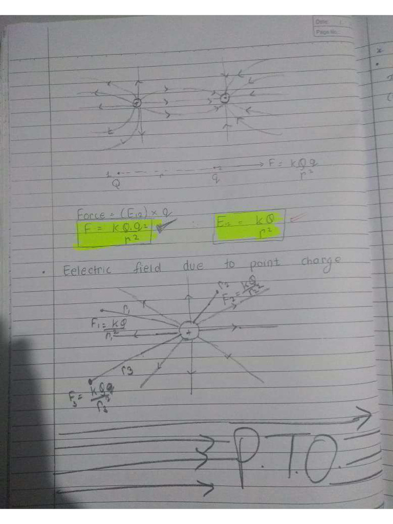 Electric Field | PDF