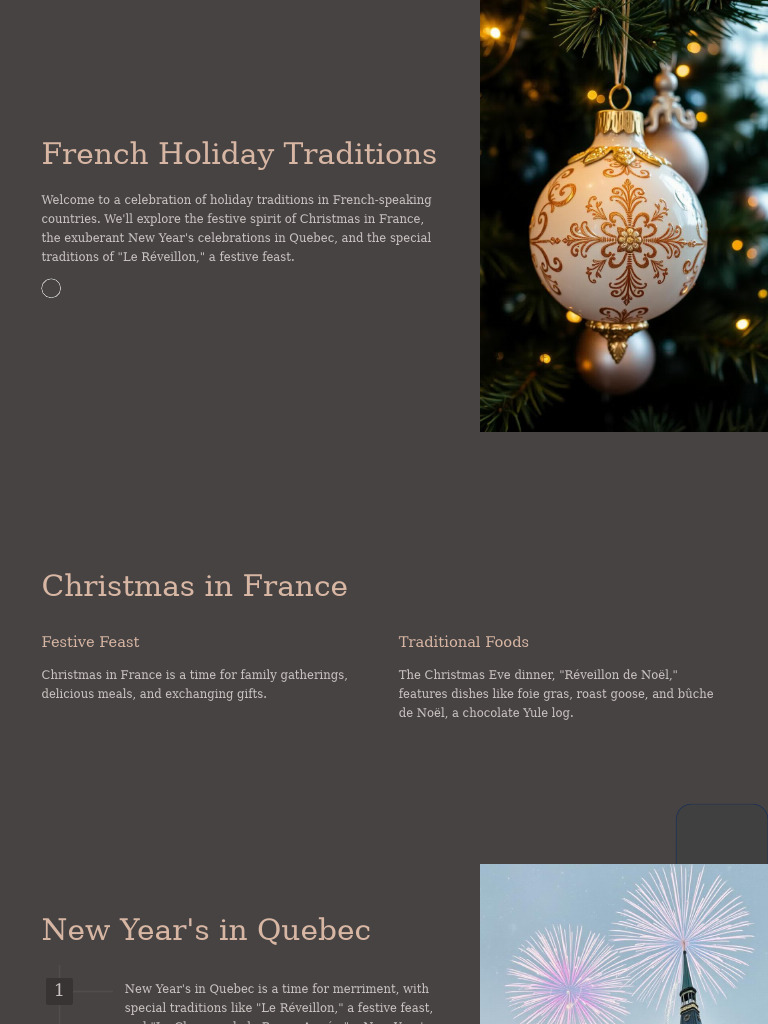French Holiday Traditions | PDF
