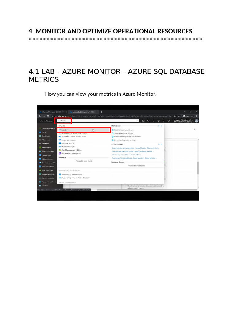 4 Monitor and Optimize Operational Resources | PDF | Databases | Microsoft Sql Server