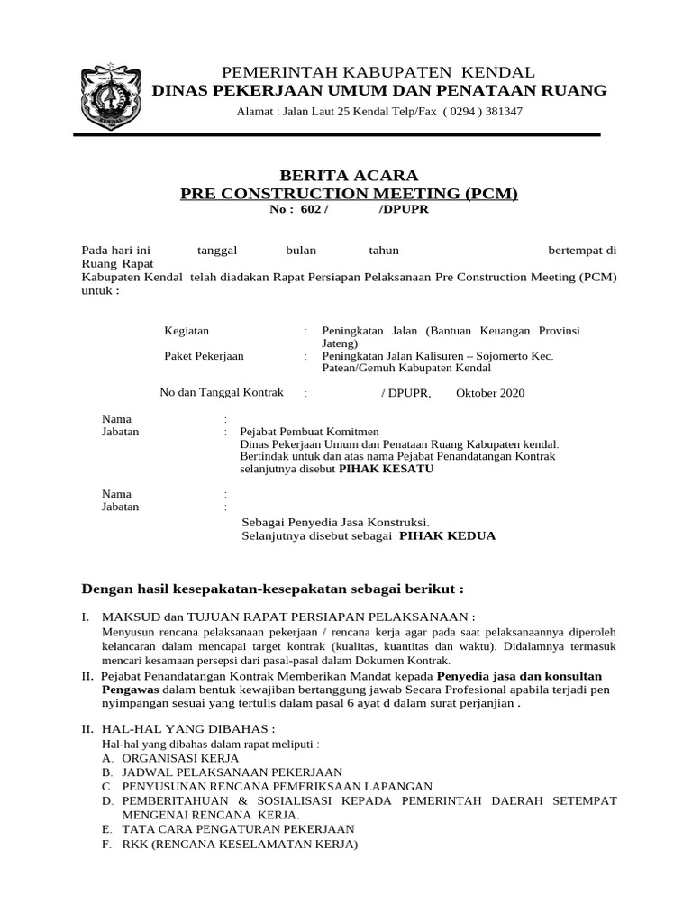 Ba PCM Kalisuren Sojomerto Banprov | PDF