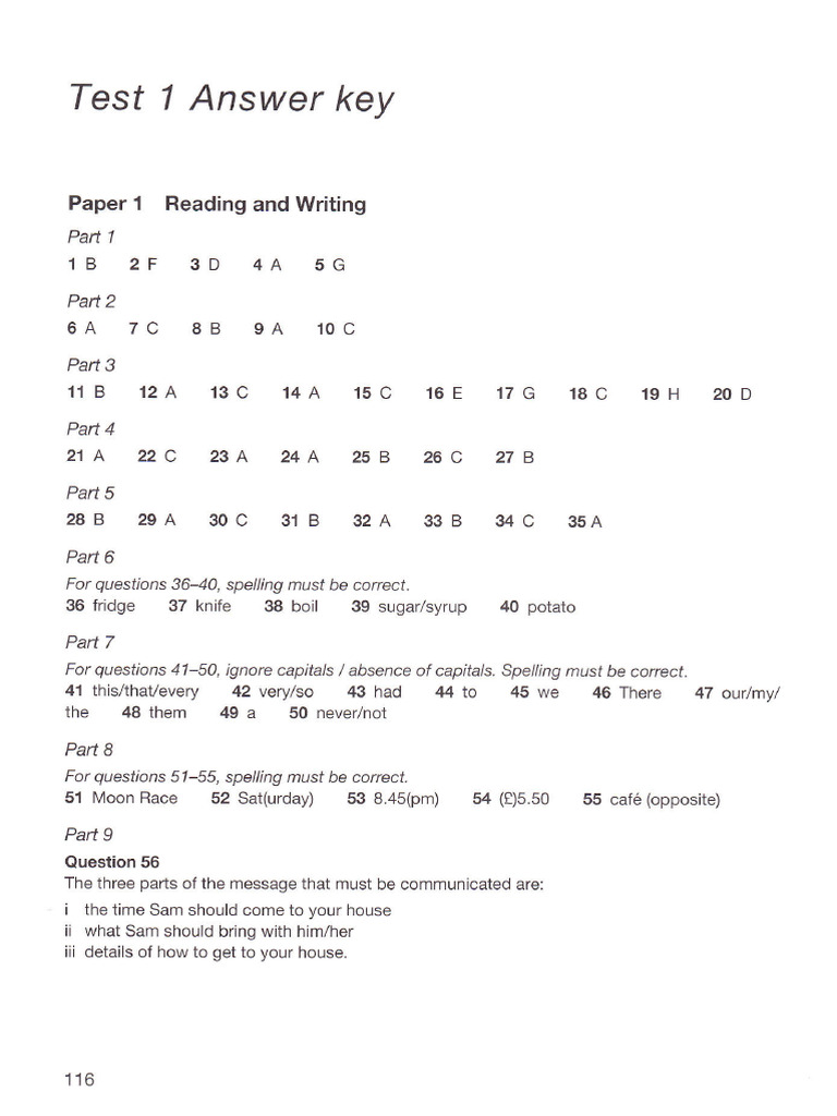 K6 KEYS Test 1 | PDF