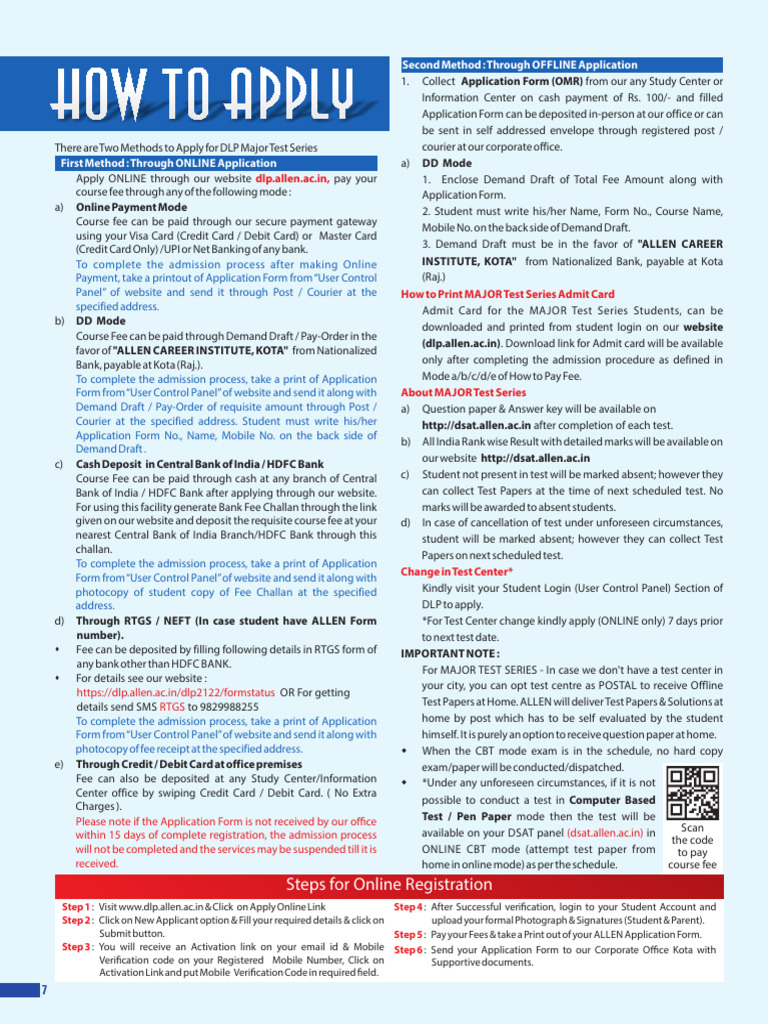 Mts Information Booklet 8 | PDF | Credit Card | Payments