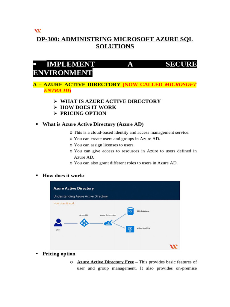 3 Implement A Secure Environment | PDF | Active Directory | Databases