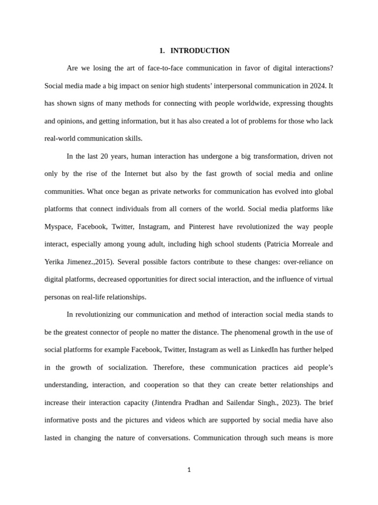 2ND-CHAPTER-1-COMPLETE-CASTOR | PDF | Communication | Social Media