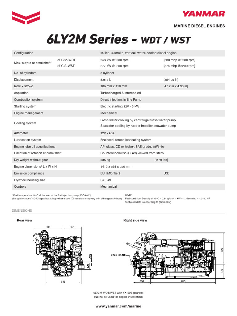 2021 0217 6ly2m-Wdt-Wst DS A4 HR | PDF | Diesel Engine | Engines