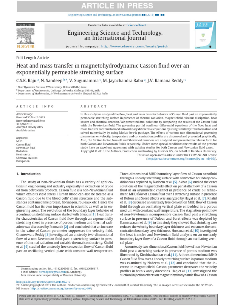 rayu2016 | PDF | Fluid Dynamics | Boundary Layer