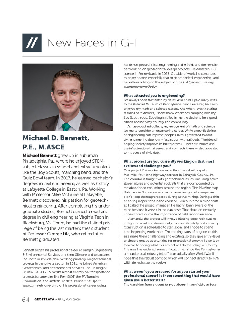 Beauregard Collin 2024 Michael D Bennett P e M Asce | PDF