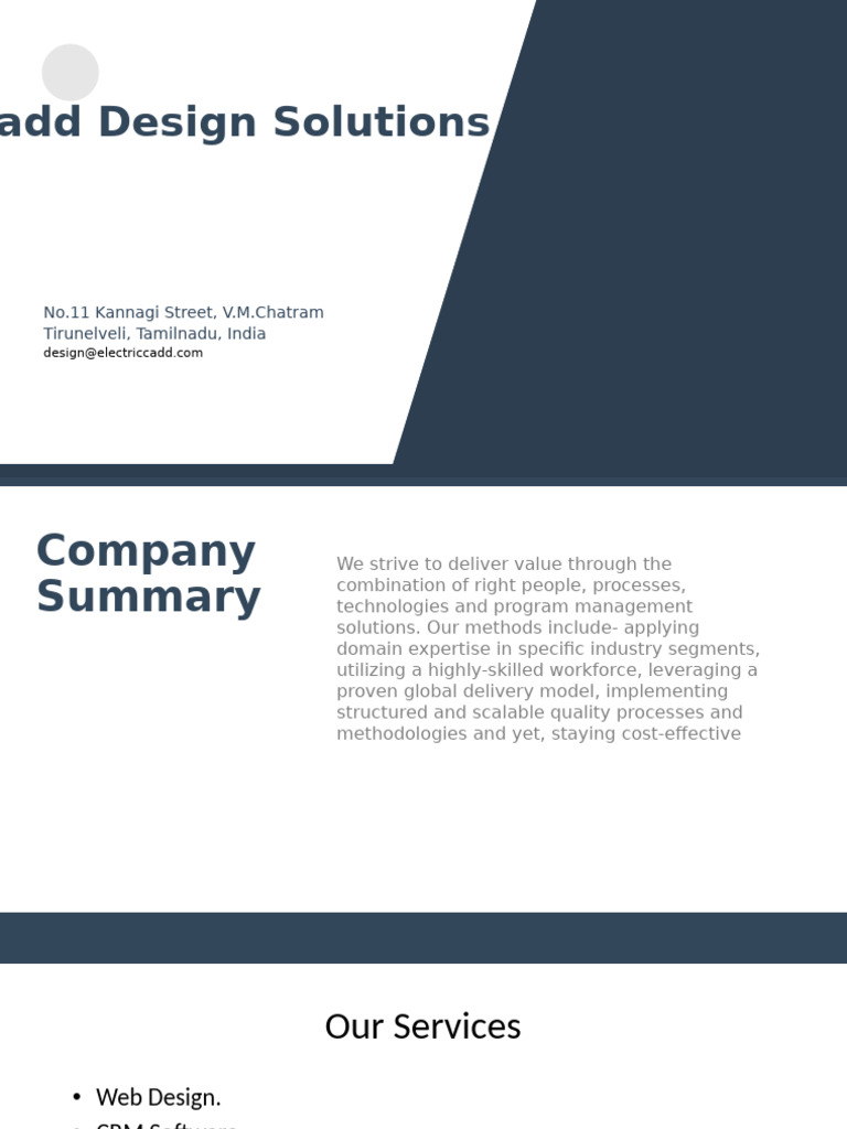 Electric Cadd Design Solutions - Profile | PDF