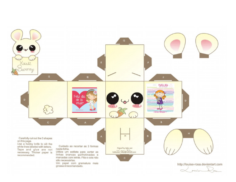 papercraft dia de la mujer | PDF