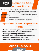 Rajasthan Single Sign On Guide | PDF