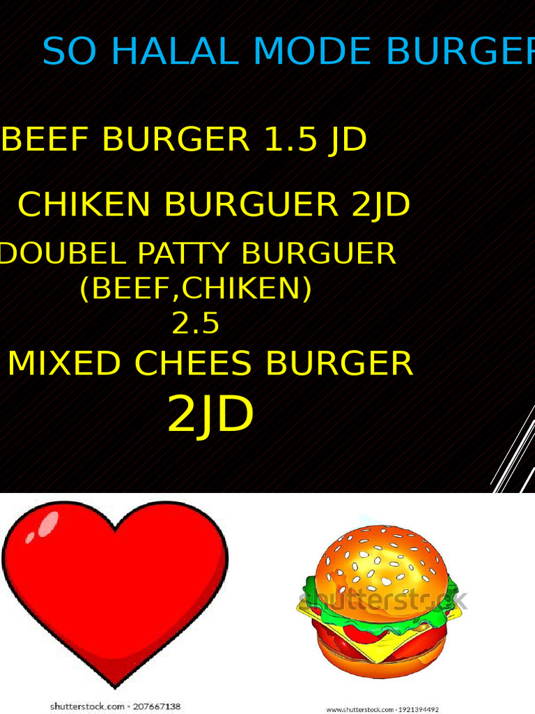 So Halal Mode Burger | PDF