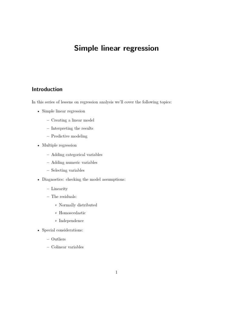 jl1DPGEQRai25HgJgc3J - Simple Linear Regression | PDF | Coefficient Of ...
