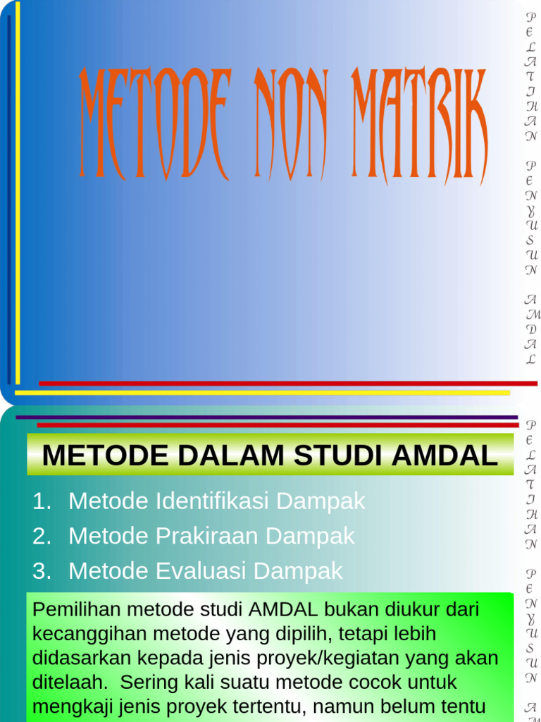 Metode Evaluasi Dampak dalam AMDAL | PDF