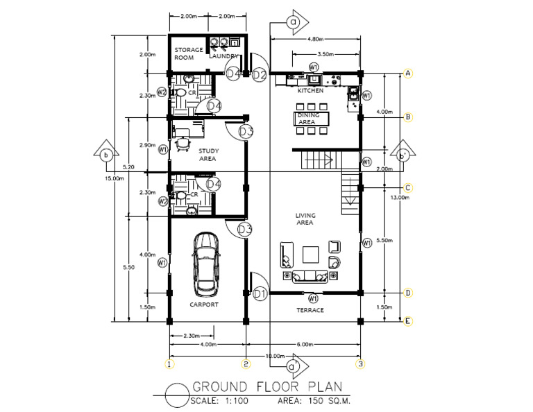 Ground Floorplan Qs | PDF