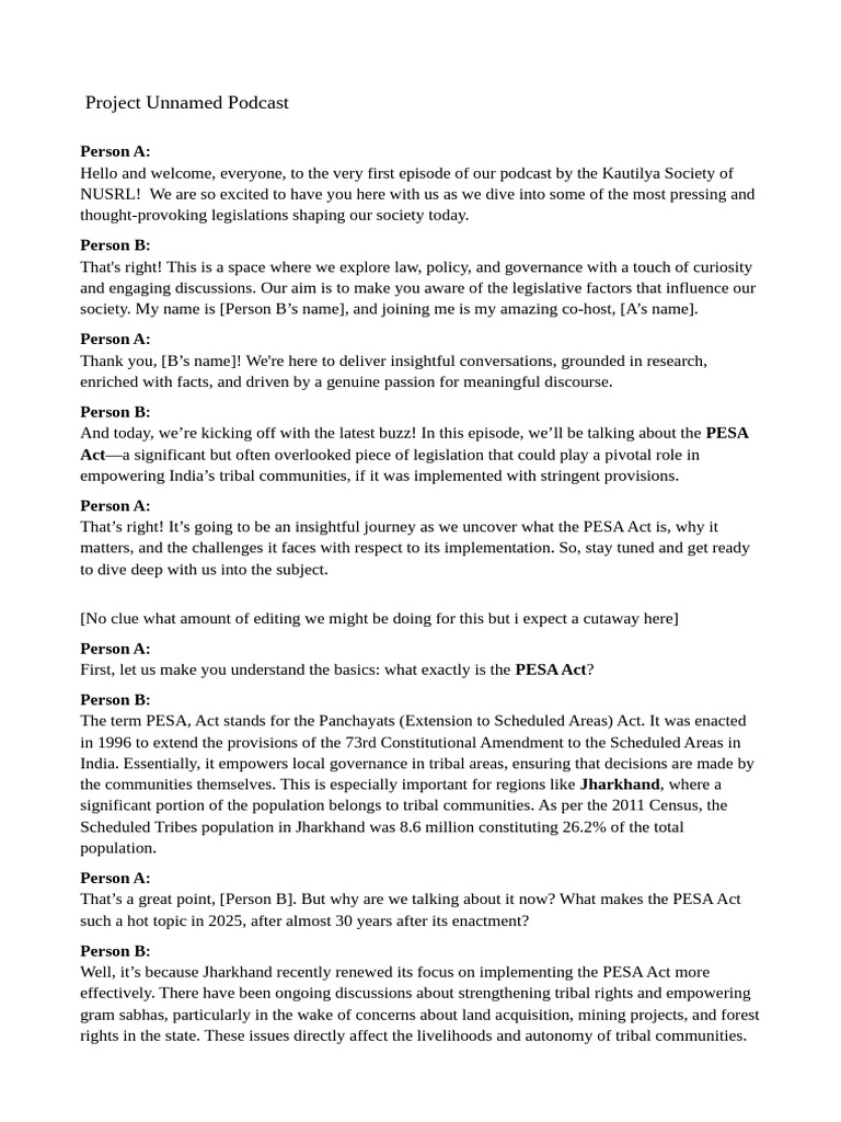 podcast_Script_Second_draft | PDF | Justice | Crime & Violence