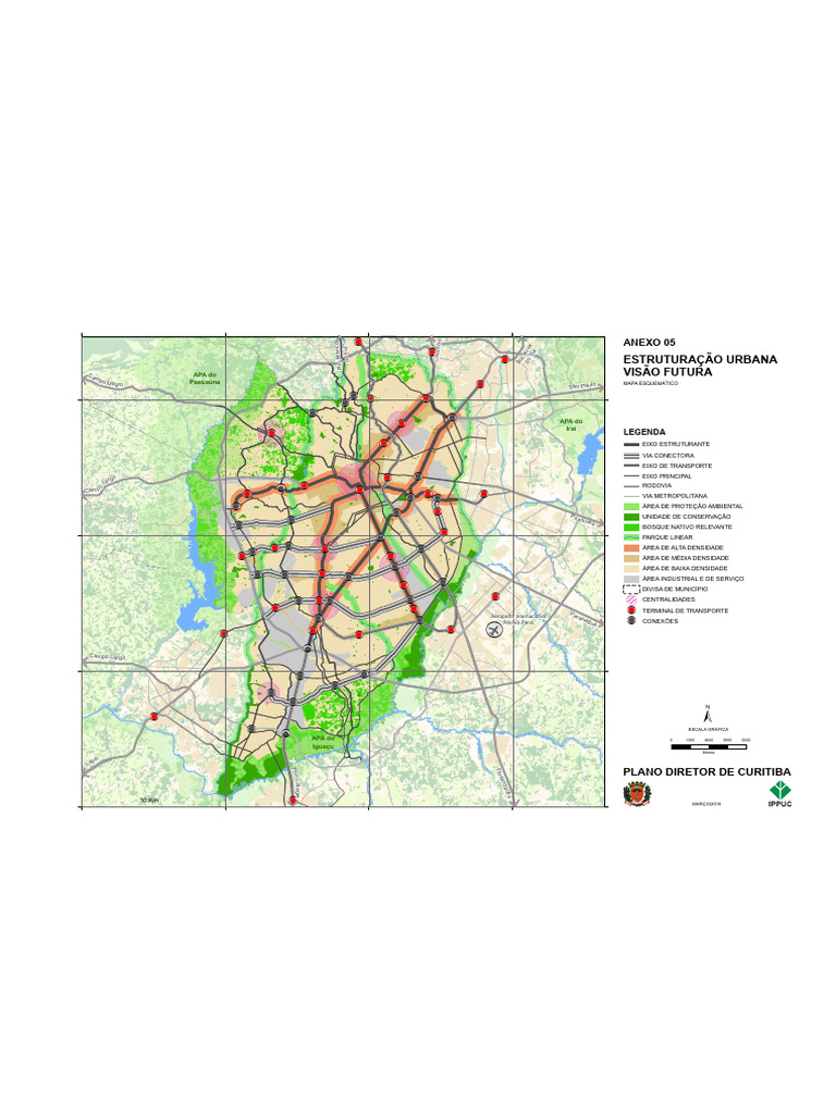 Abrir Mapa Plano Diretor - Anexo 05 - Estruturação Urbana Visão Futura ...