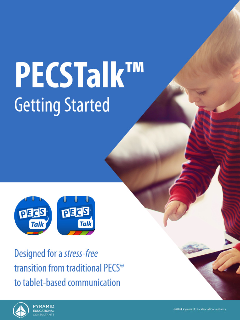 PECSTalk Getting Started Guide-Combined | PDF | I Pad | Speech Synthesis