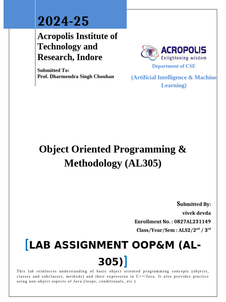 Oop | PDF | Method (Computer Programming) | Inheritance (Object Oriented Programming)