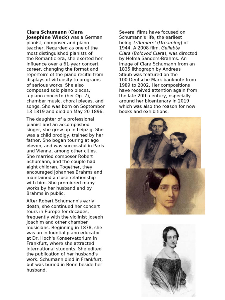 Clara Schumann | PDF