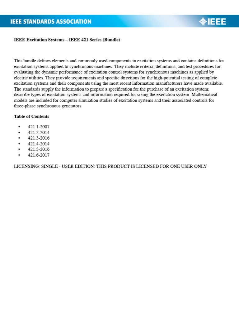 Series Std 421 | PDF