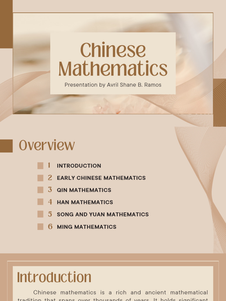 Chinese Mathematics | PDF | Mathematics | Division (Mathematics)