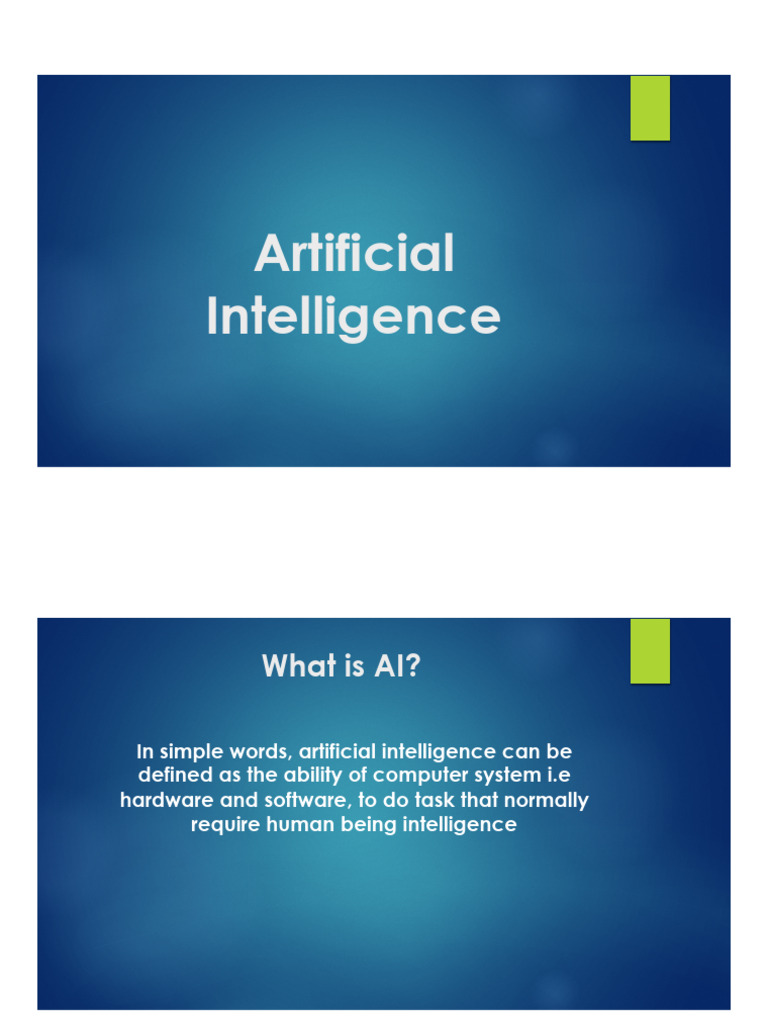 Understanding Artificial Intelligence Types | PDF | Artificial Intelligence | Intelligence (AI ...