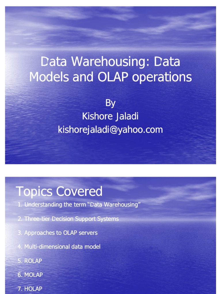 Data Warehousing | Download Free PDF | Data Warehouse | Relational Database