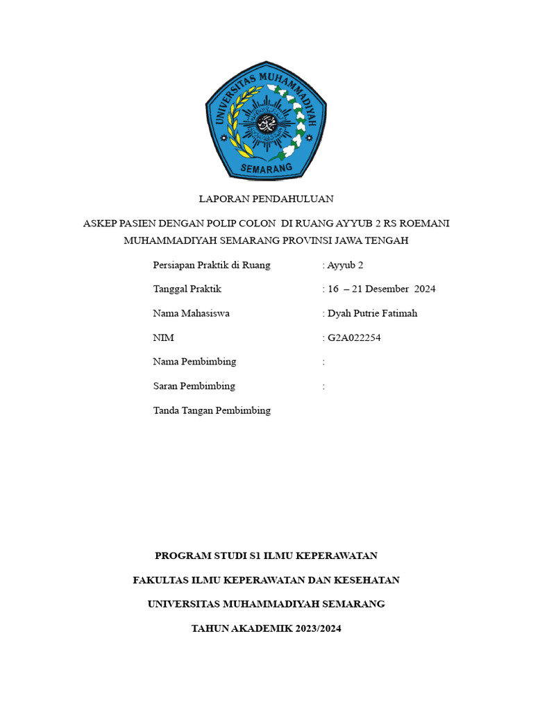Penanganan Polip Usus di RS Roemani | PDF