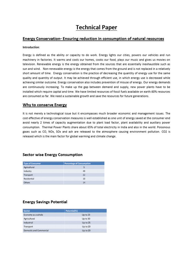Technical Paper Write Up-Neeraj | PDF | Air Conditioning | Energy ...