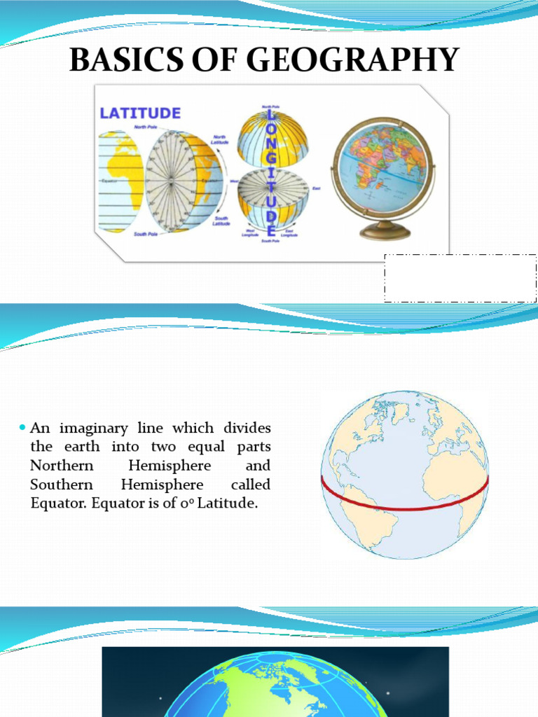 Basic of Geography | PDF | Equator | Tropics