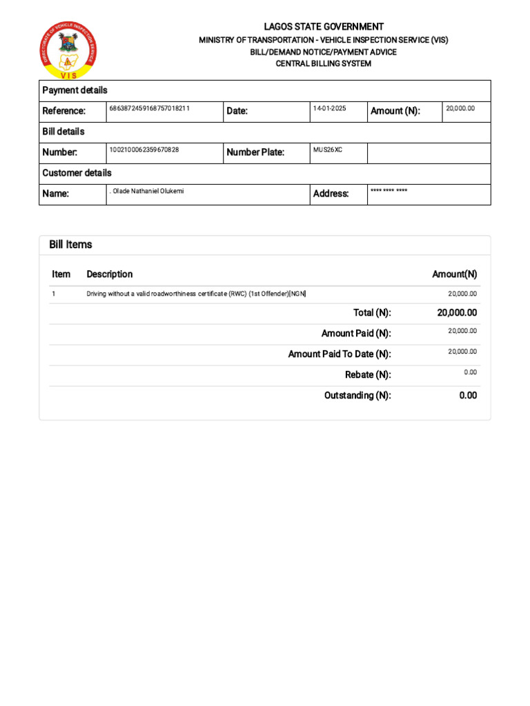 Bill | PDF