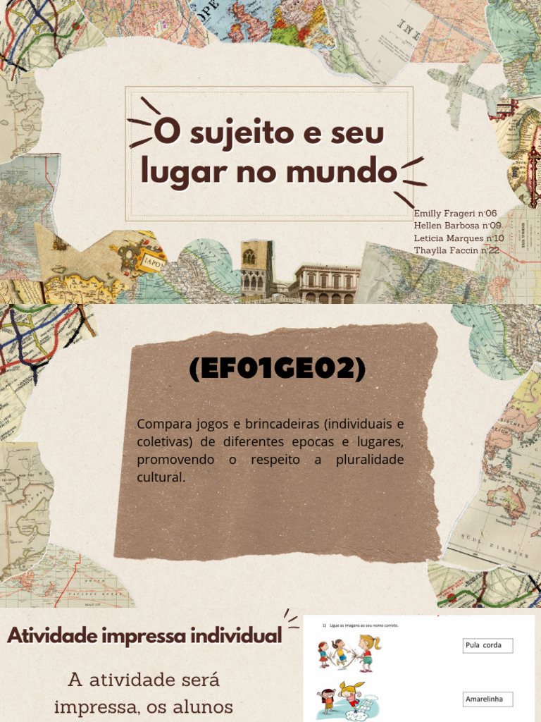 O Sujeito e Seu Lugar No Mundo | PDF