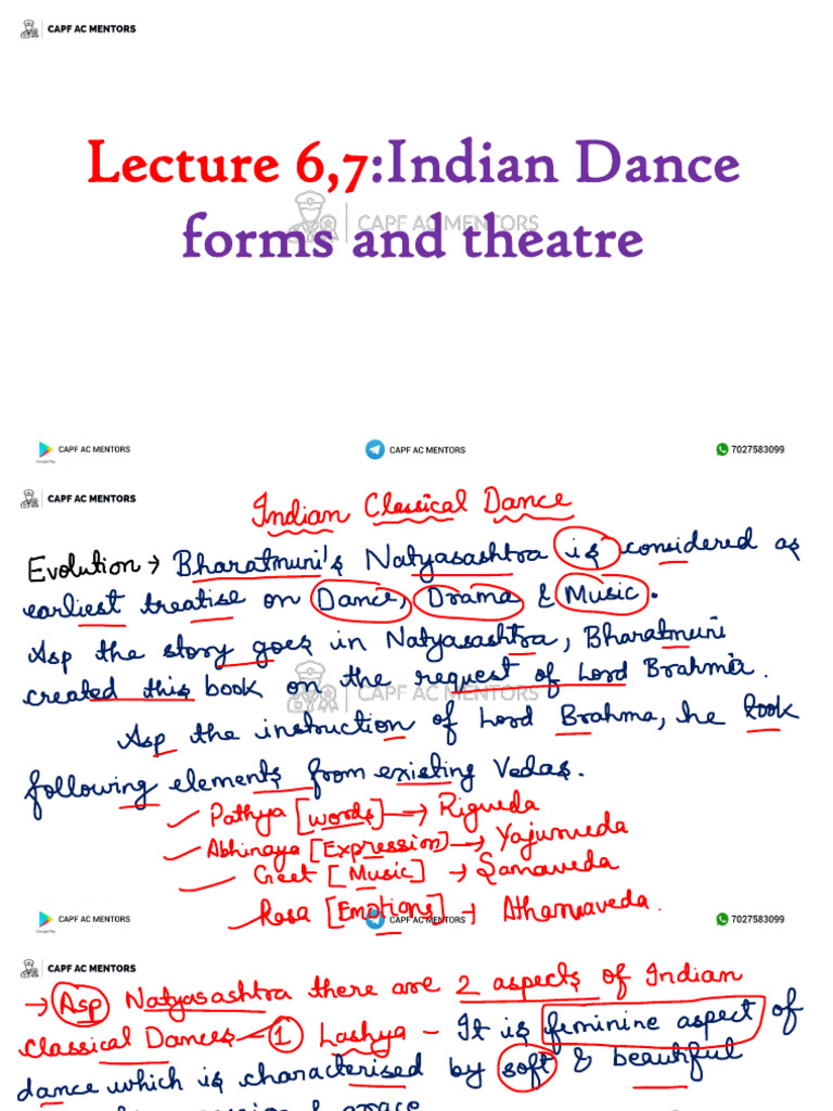 Indian Classical Dance | PDF