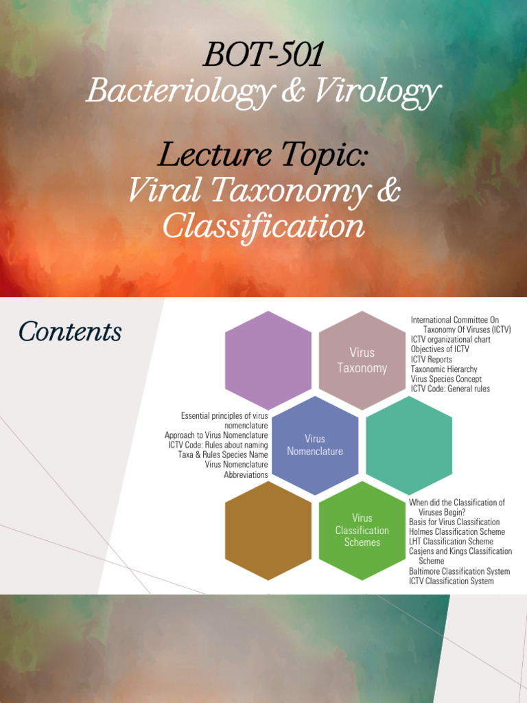 6._Classification_of_Viruses | PDF | Virus | Taxonomy (Biology)