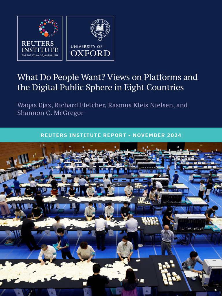 REUTERS - WHAT PEOPLE WANT? Views On Platforms and The Digital Public ...