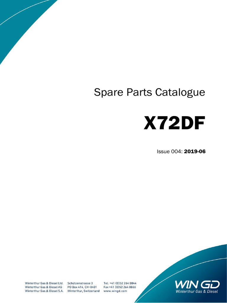 SPC WinGD-X72DF 2019-06 | PDF | Mechanical Engineering | Engineering