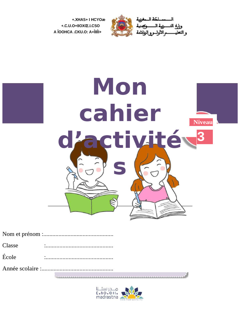Mon Cahier DActivités NIv 3 | PDF